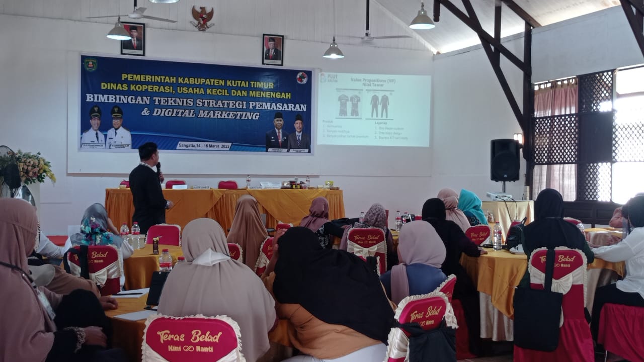 Puluhan UKM di Kutim, Dilatih Strategi Pemasaran dan Digital Mark